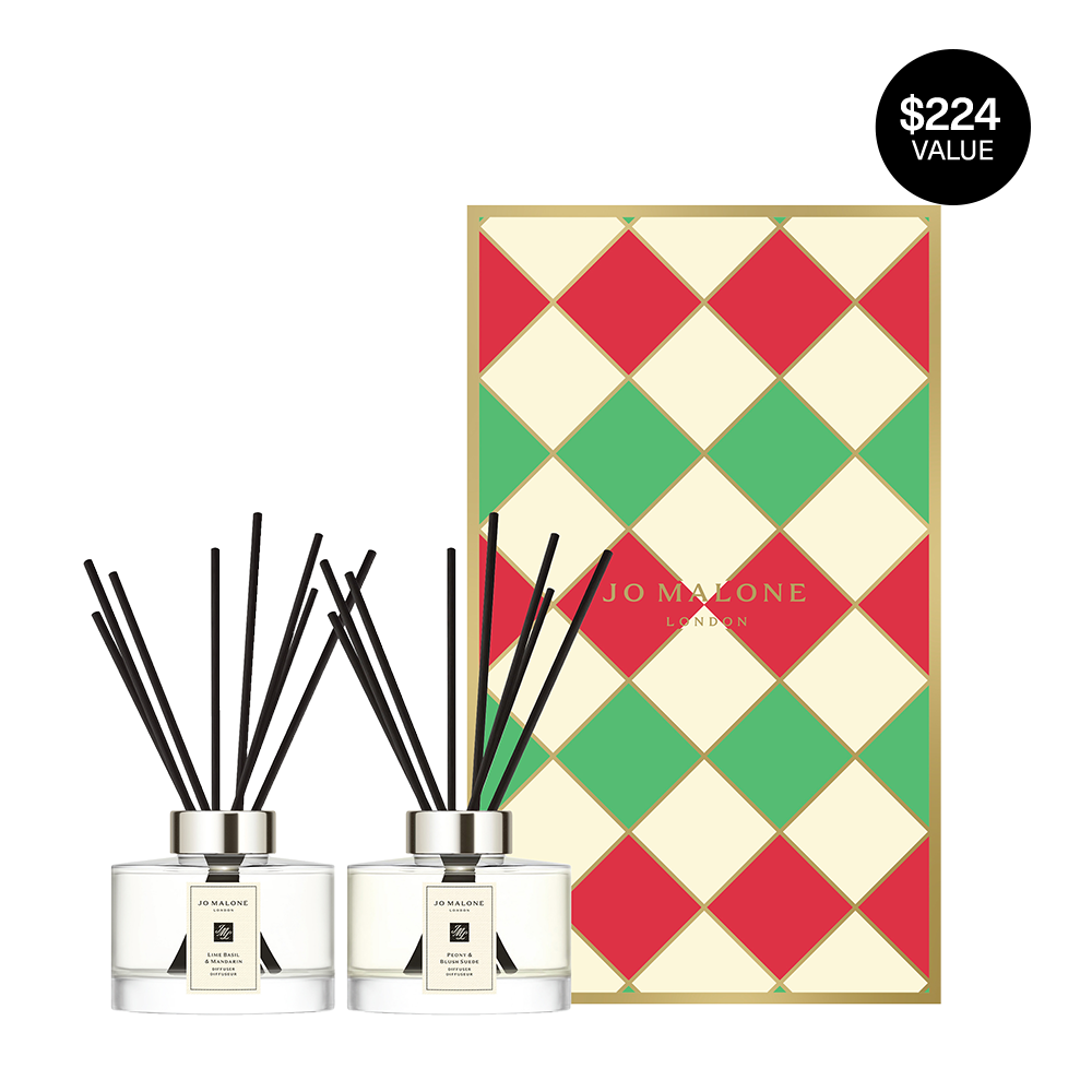 Lime Basil & Mandarin & Peony Blush Suede Diffuser Duo | Jo Malone London