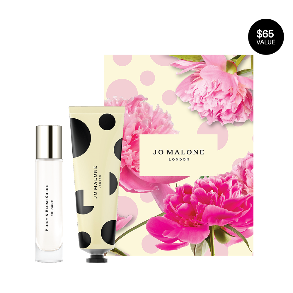 Peony & Blush Suede Cologne & Hand Cream Duo Gift Set | Jo Malone London